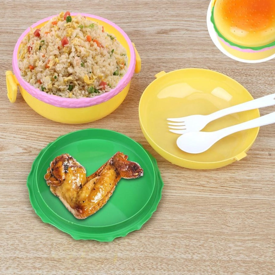 Hamburger Bento Box 800ml - Leak-Proof Lunch Container – The Convenient ...