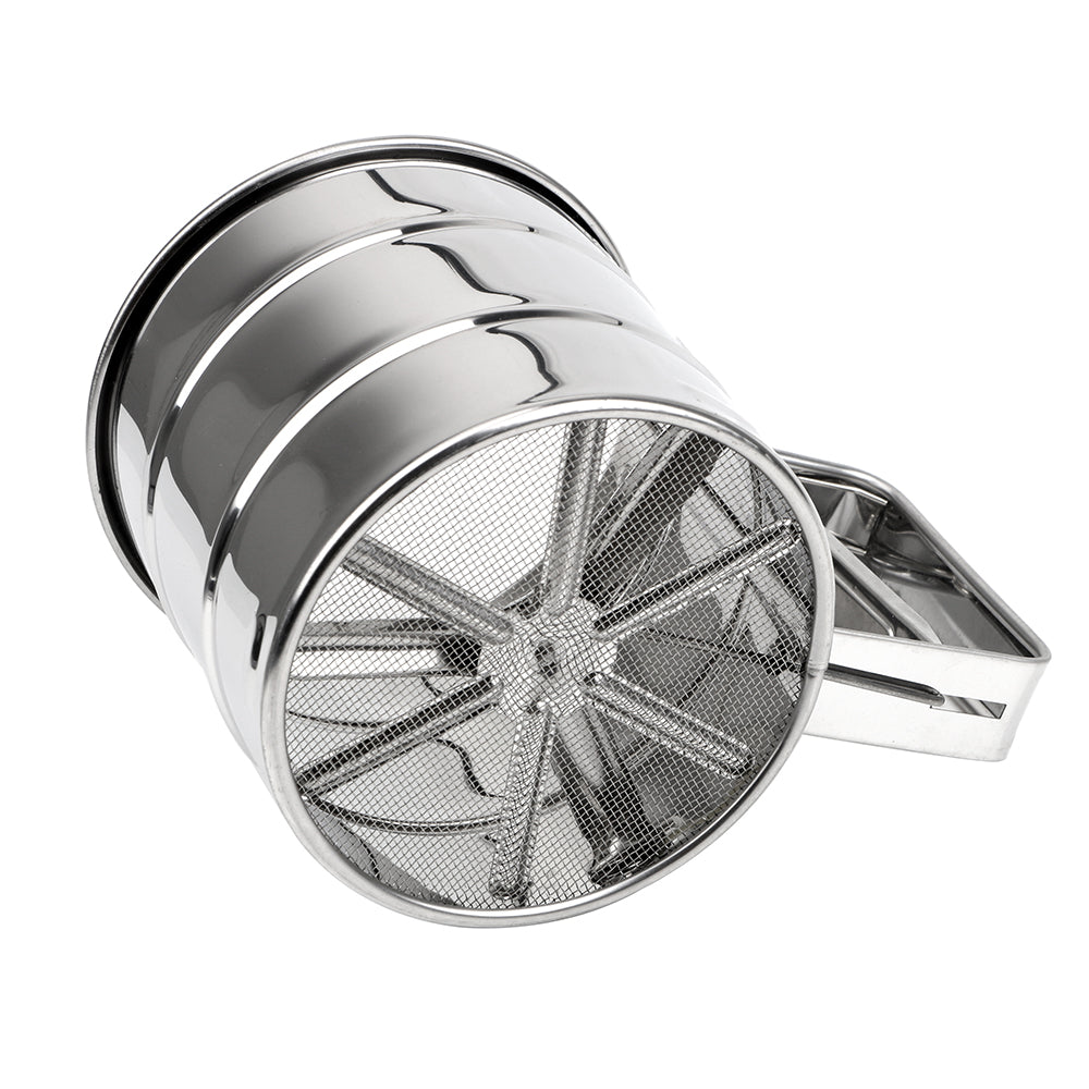 Sifter with Measuring Cup, Stainless Steel – The Convenient Kitchen